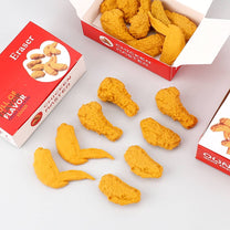 Fried Chicken Drumstick Erasers, Box of 8 | Scribble Snacks