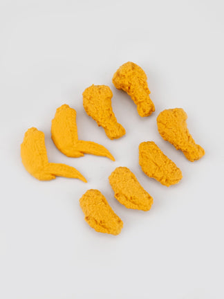 Fried Chicken Drumstick Erasers, Box of 8 | Scribble Snacks