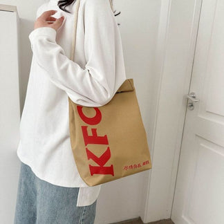 Fry Pack - Fast Food Canvas Bag | Scribble Snacks